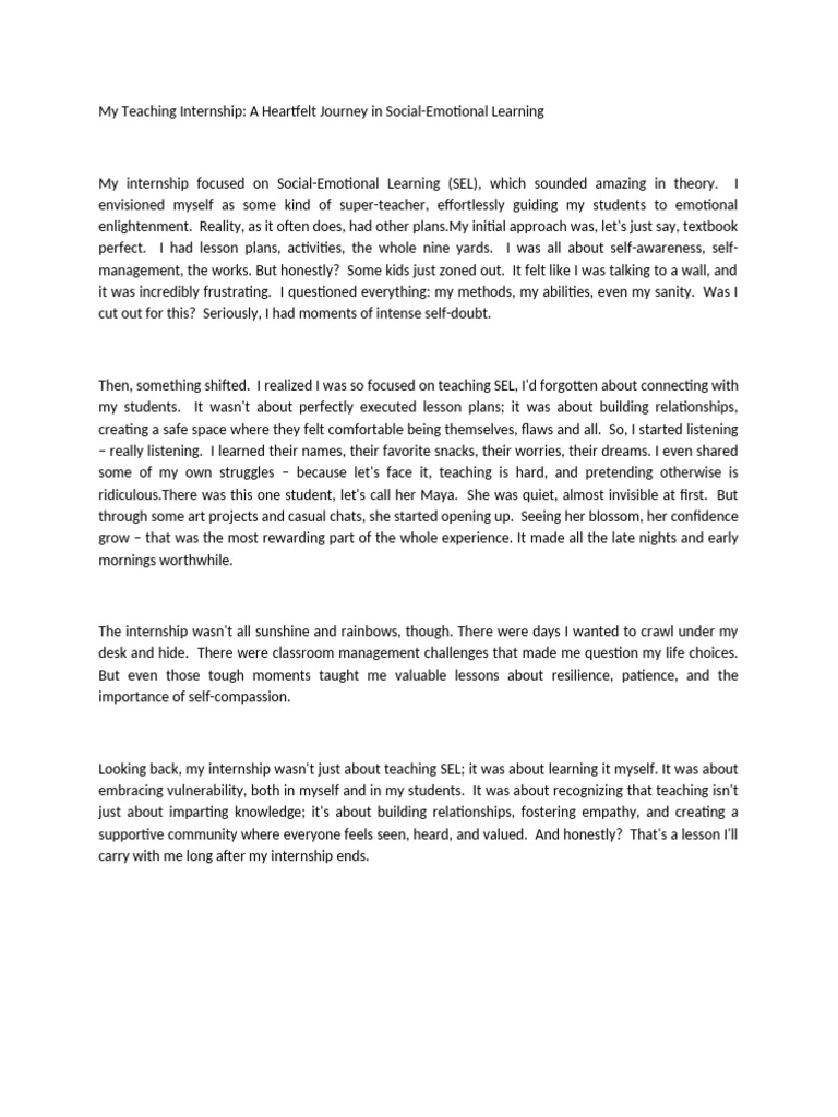 Social Emotional Learning | PDF