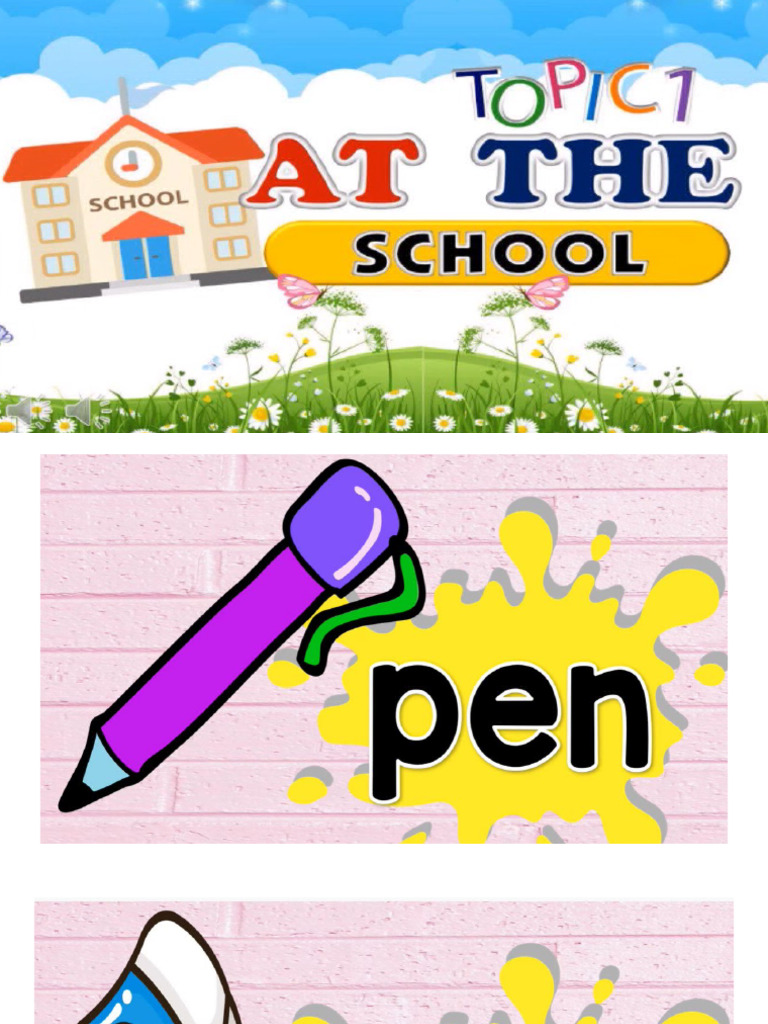 Things at School | PDF
