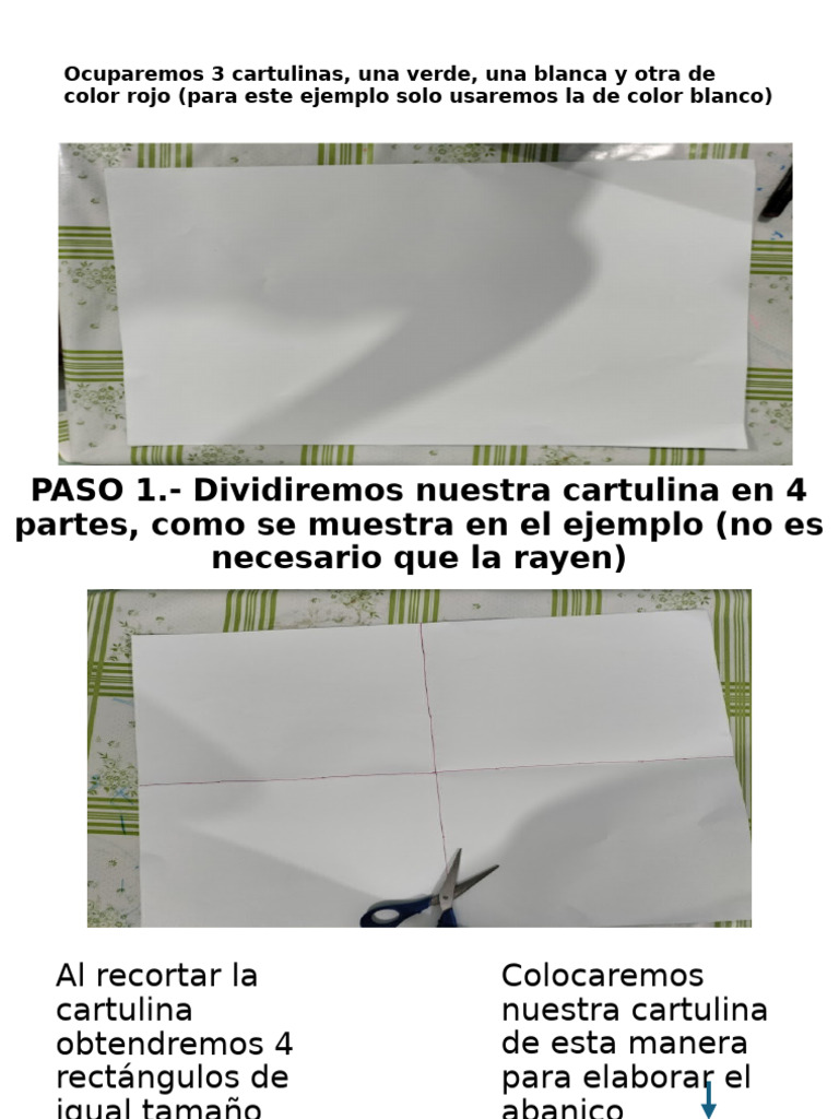 Tutorial Abanicos | PDF