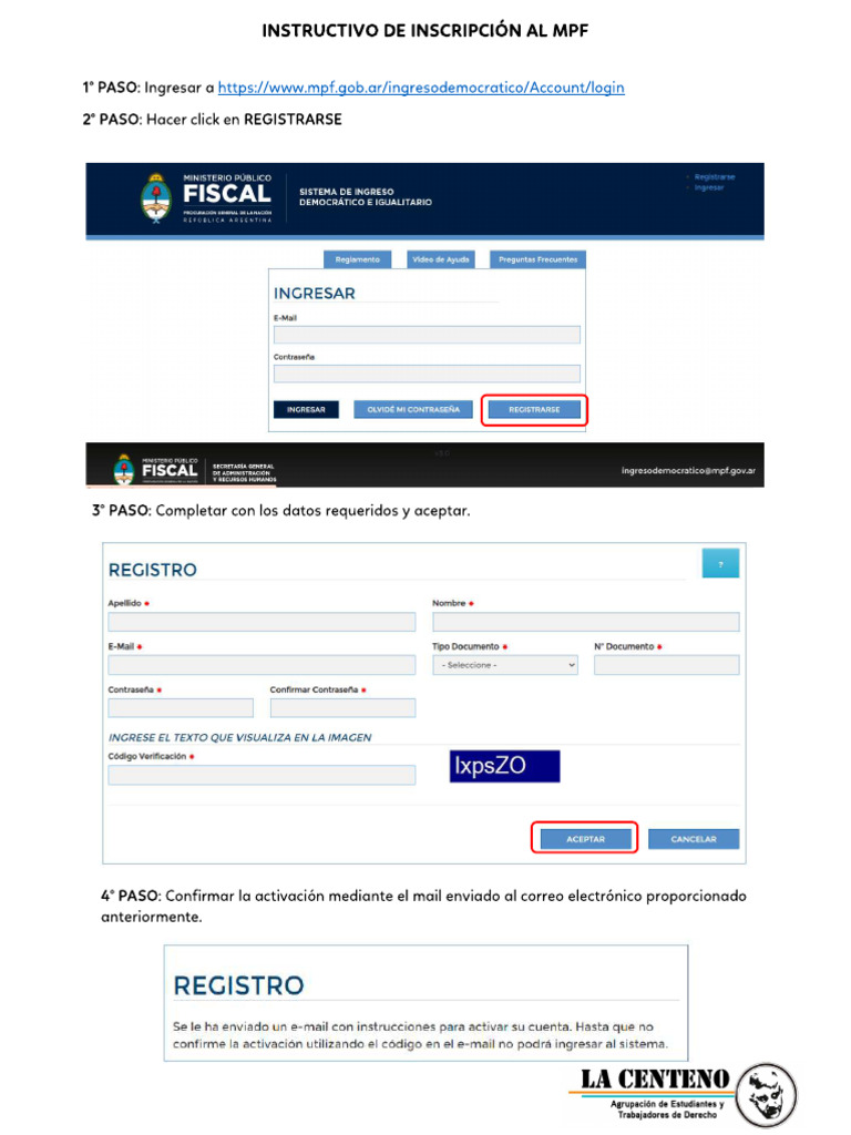 Instructivo MPF | PDF