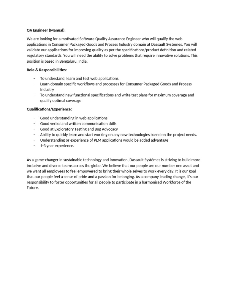 Manual QA JD (002) | PDF