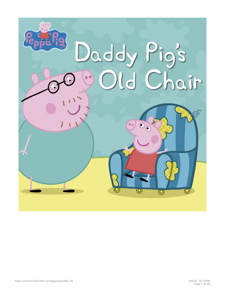Peppa Pig Daddy Pigs Old Chair | PDF