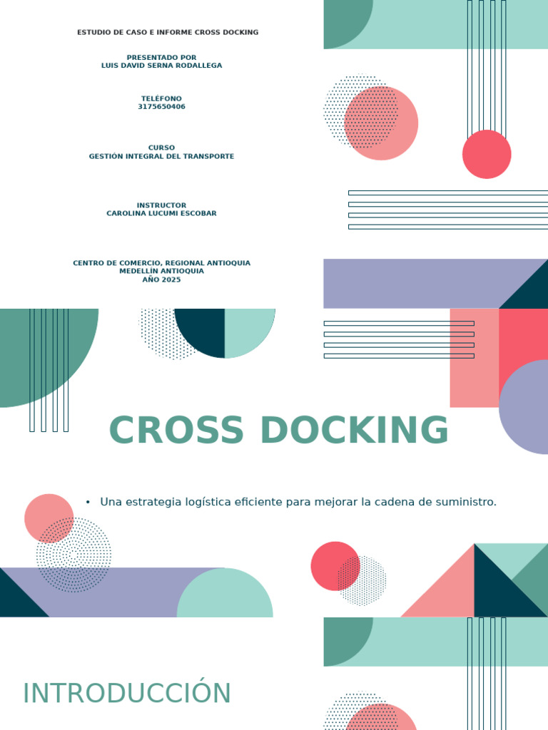 Cross Docking | PDF | Logística | Cadena de suministro
