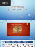 History of Globalization Overview | PDF | Globalization | Trade