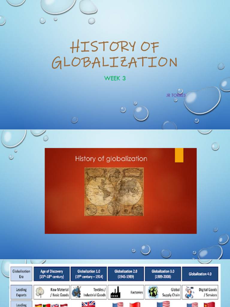 Evolution of Globalization Through History | PDF | Globalization | Silk ...