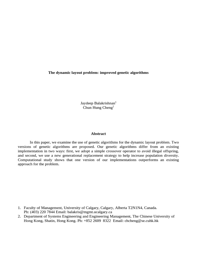 dlp | PDF | Mathematical Optimization | Genetic Algorithm