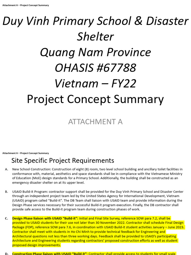 Att A - Partial Project Concept Sumaryrev1 | PDF | Window | Tile