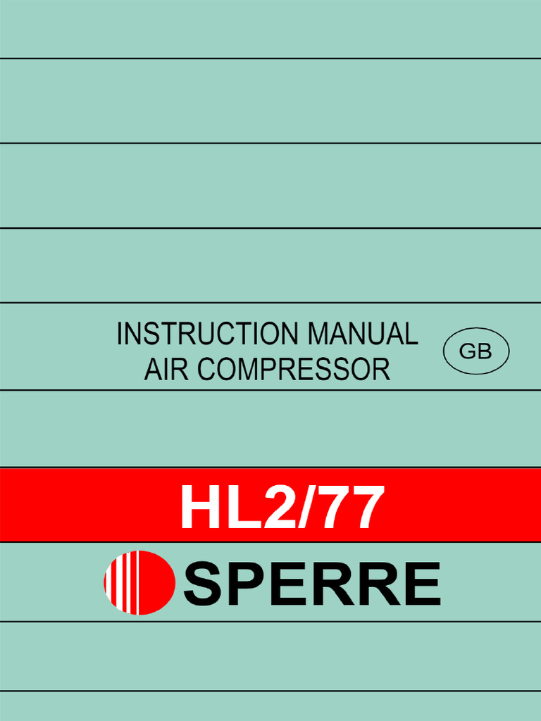 Instruction Manual SPERRE HL2-77 | PDF