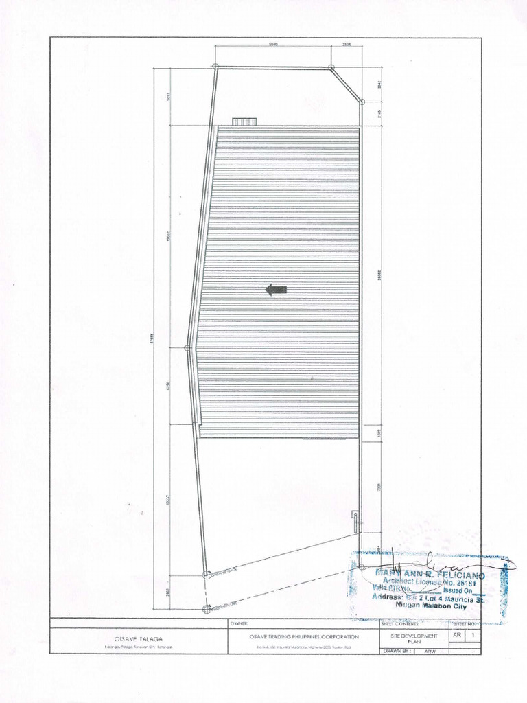 Site Development Plan - Osave Talaga | PDF