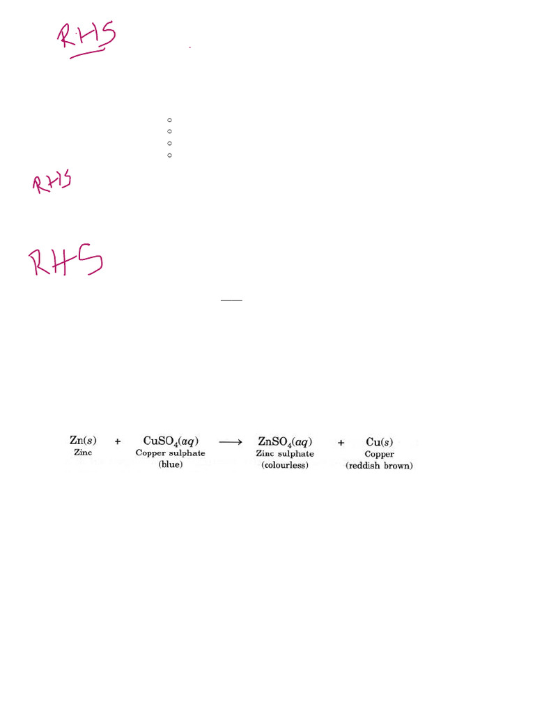 Reactivity Series Experiment Guide | PDF | Metals | Salt (Chemistry)