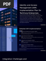 Implementation Plan For TechCorp's IAM Platform | PDF