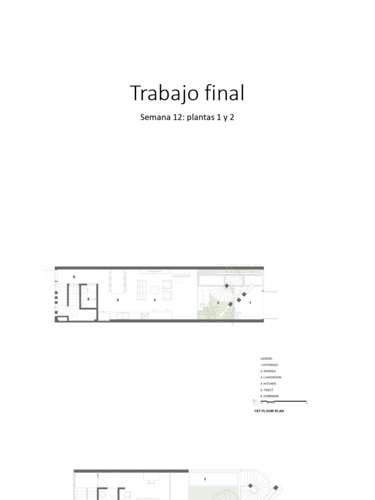 S12 TRABAJO FINAL planta 1 y 2 | PDF