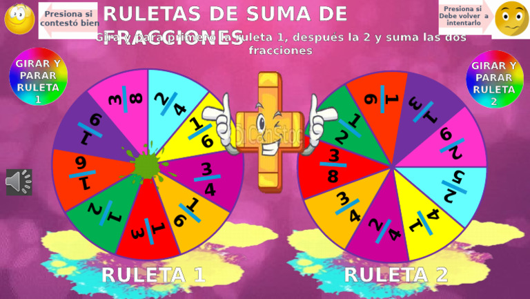 Ruletas de Sumas de Fracciones | PDF