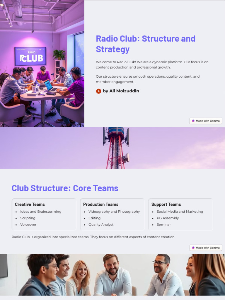 Understanding Radio Club Structure | PDF | Human Communication | Social ...