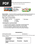 MAKABANSA WEEK 2 Learning Activity Sheets | PDF