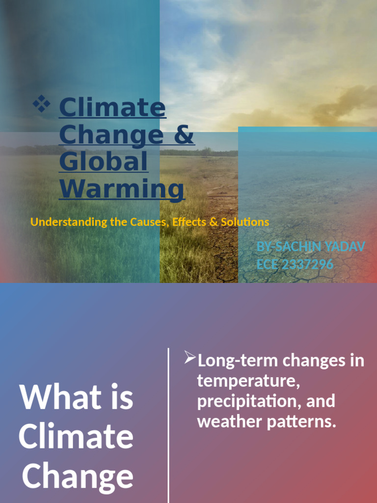 Climate Change Presentation 1 | PDF