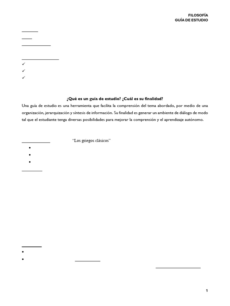 5- 3- - 1- Guia de Estudio - Material | PDF | Aristóteles | Platón