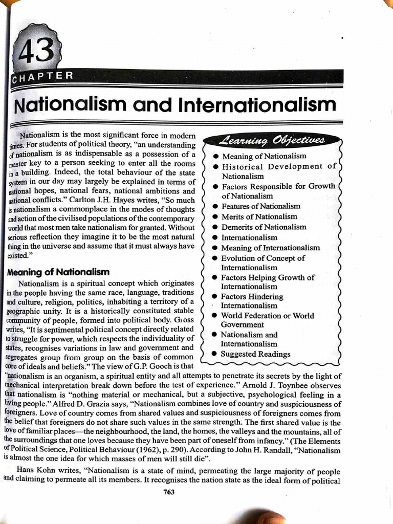 Nationalism 1 | PDF