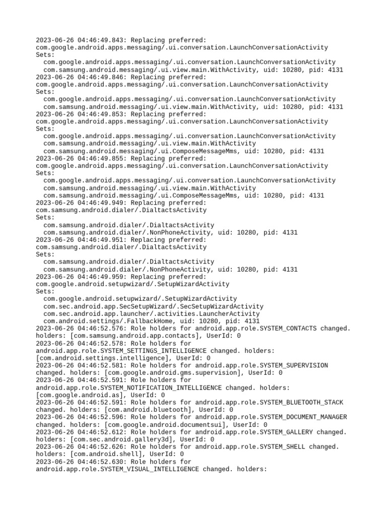 PM Debug Info | PDF | Android (Operating System) | Information Appliances
