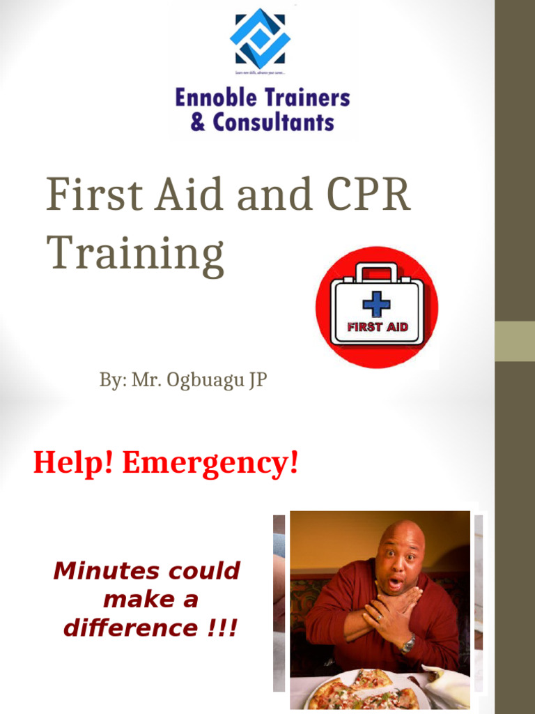 First Aid and CPR Training Guide | PDF | Cardiopulmonary Resuscitation ...