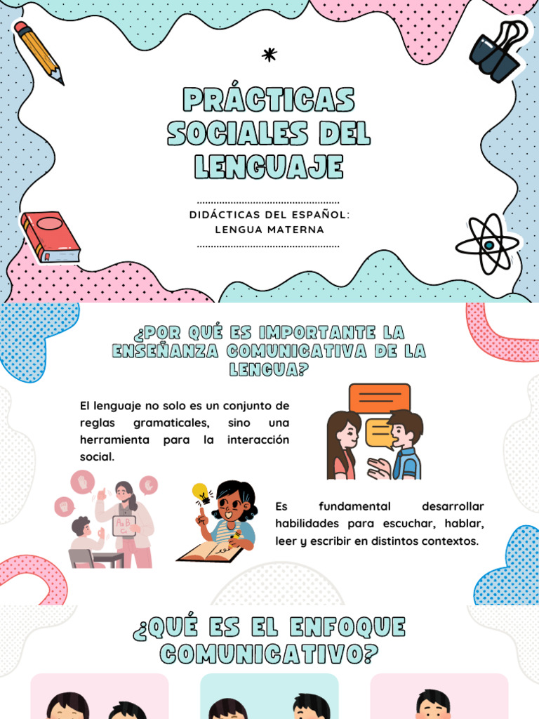 Presentación Didáctica Del Español Lengua Materna | PDF | Enseñando ...