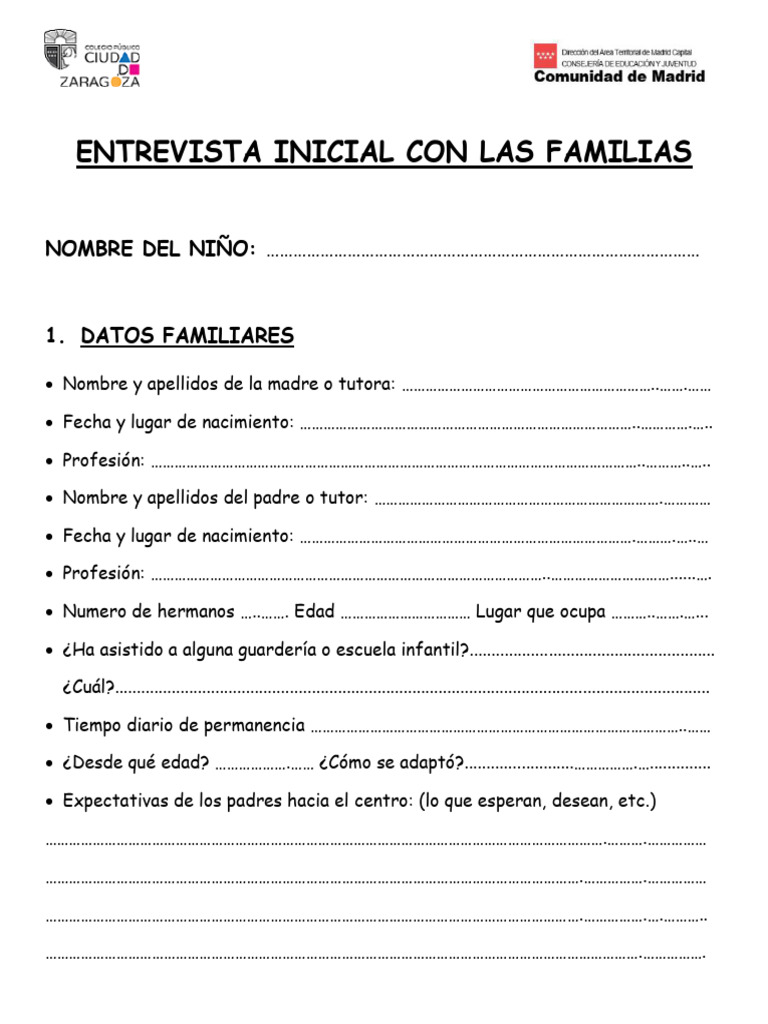 Entrevista Con La Familia | PDF | Dormir