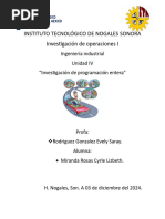 Informe sobre el Software LINDO | PDF | Programación lineal ...