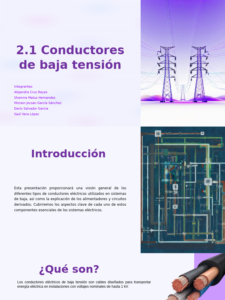 Conductores Eléctricos de Baja Tensión | PDF | Conductor electrico ...