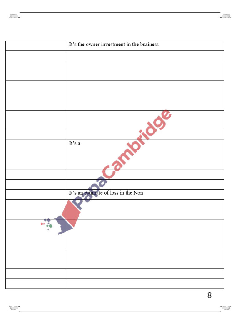 Key Accounting Terms Defined | PDF