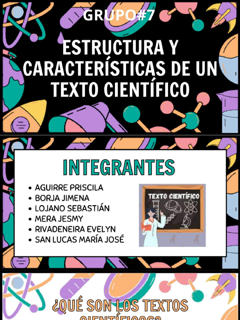 ESTRUCTURA Y CARACTERÍSTICAS DE UN TEXTO CIENTÍFICO - Compressed - Compressed | PDF