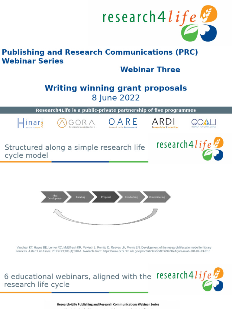 Winning Grant Proposals Webinar Guide | PDF | Knowledge | Project Management