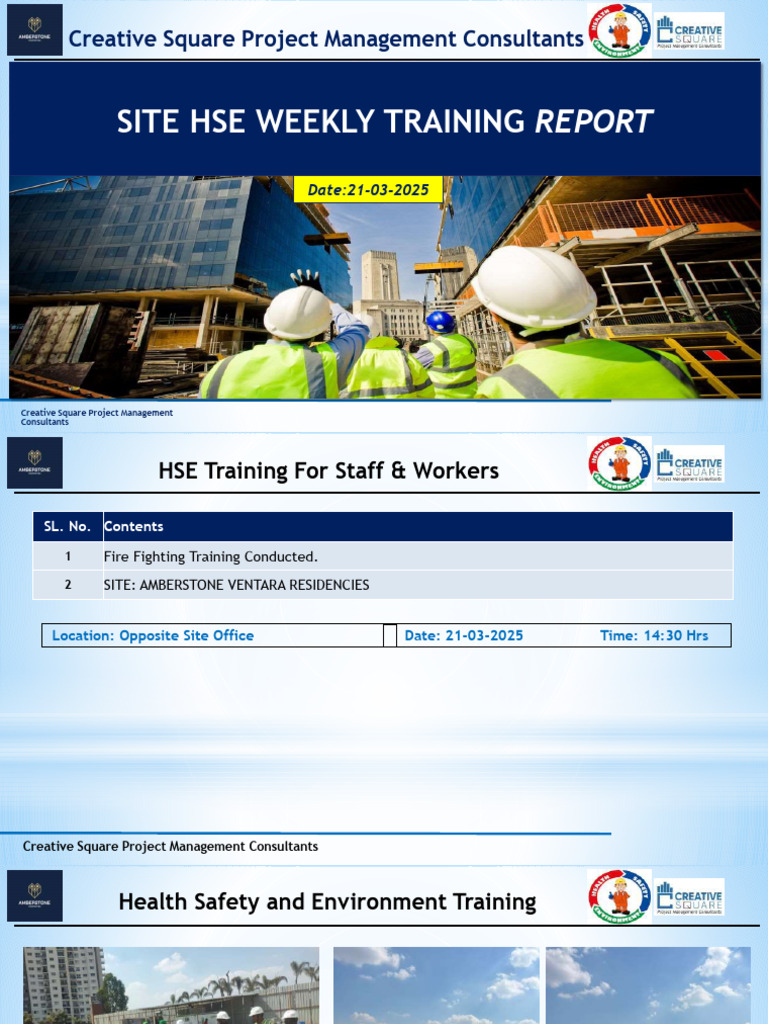 AMBERSTONE - CSC - Fire Fighting - Trainging - PPT | PDF | Fires ...