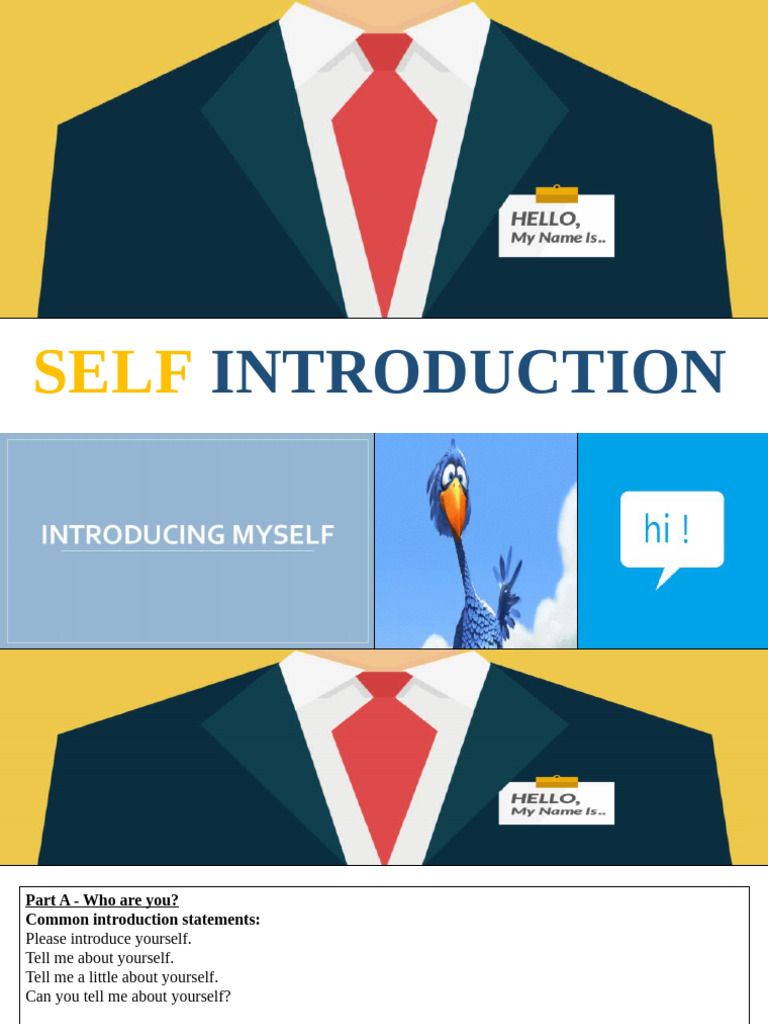Effective Self-Introduction Guide | PDF