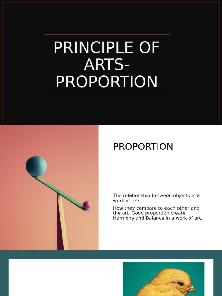 Principle of Arts - Proportion | PDF