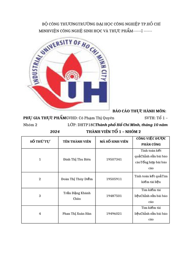 Báo Cáo PH Gia | PDF