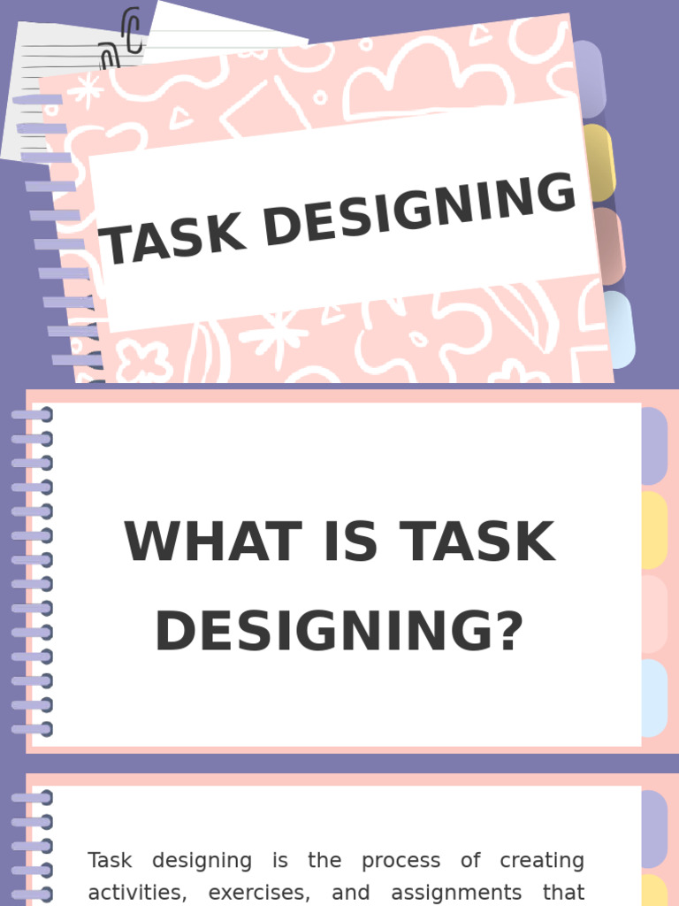 Task Designing Final | PDF | Learning | Creativity