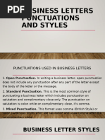 Letter Styles: Block vs Modified Formats | PDF