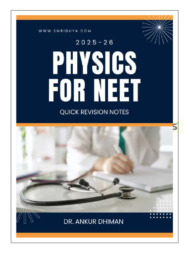 Physics for NEET by Dr. Ankur | PDF | Force | Significant Figures