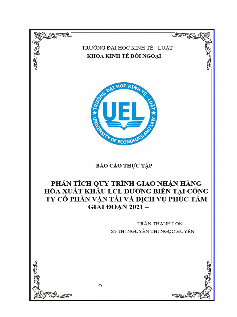 XUAT LCL_NGOC HUYEN | PDF