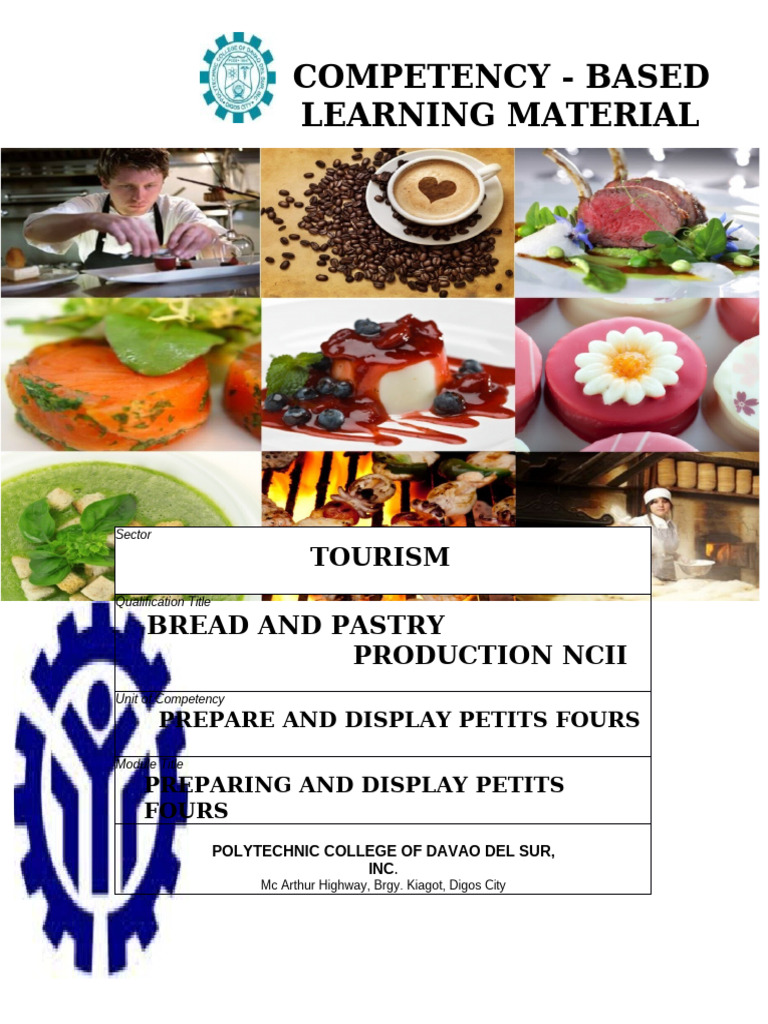 cblm-bpp-prepare-and-display-petits-fo | PDF | Cakes | Foods
