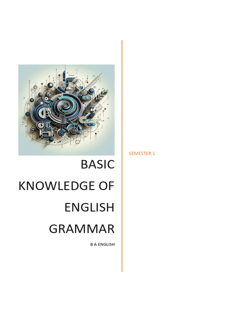 Basic Knowledge Eng Grammar Book | PDF | Perfect (Grammar ...