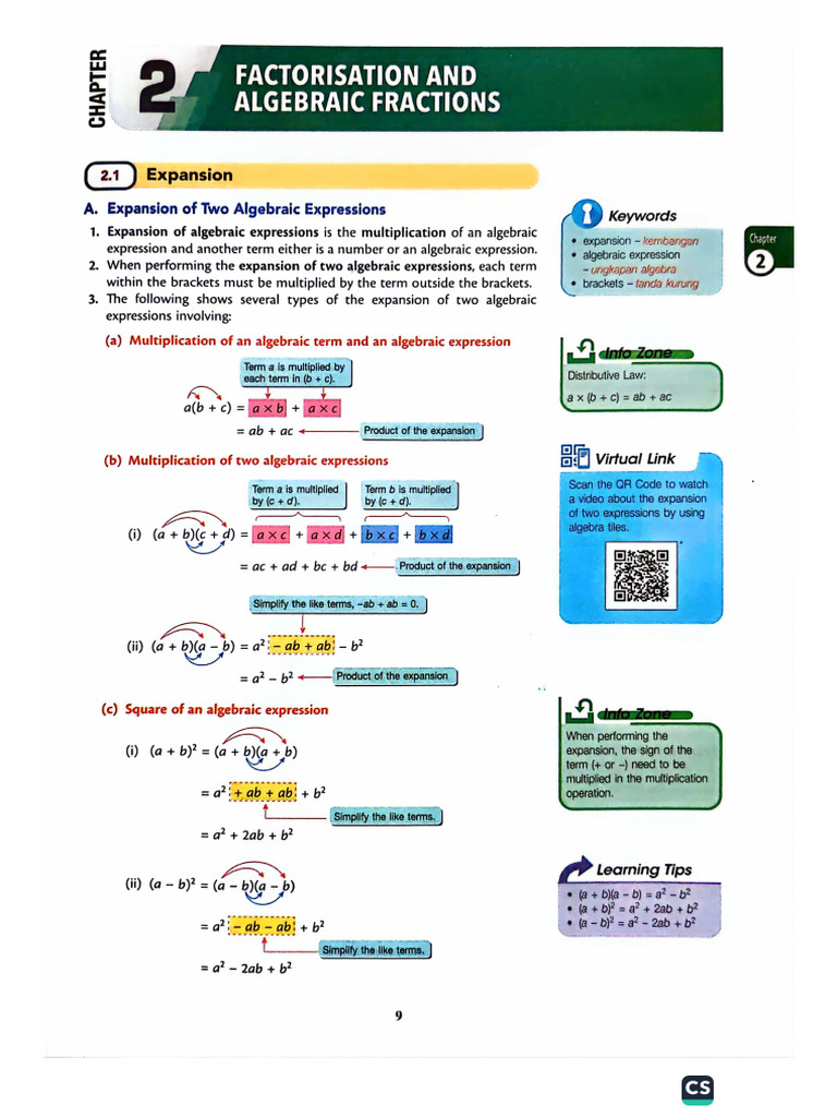F2 C2 Factorisation and Algebraic Fractions | PDF