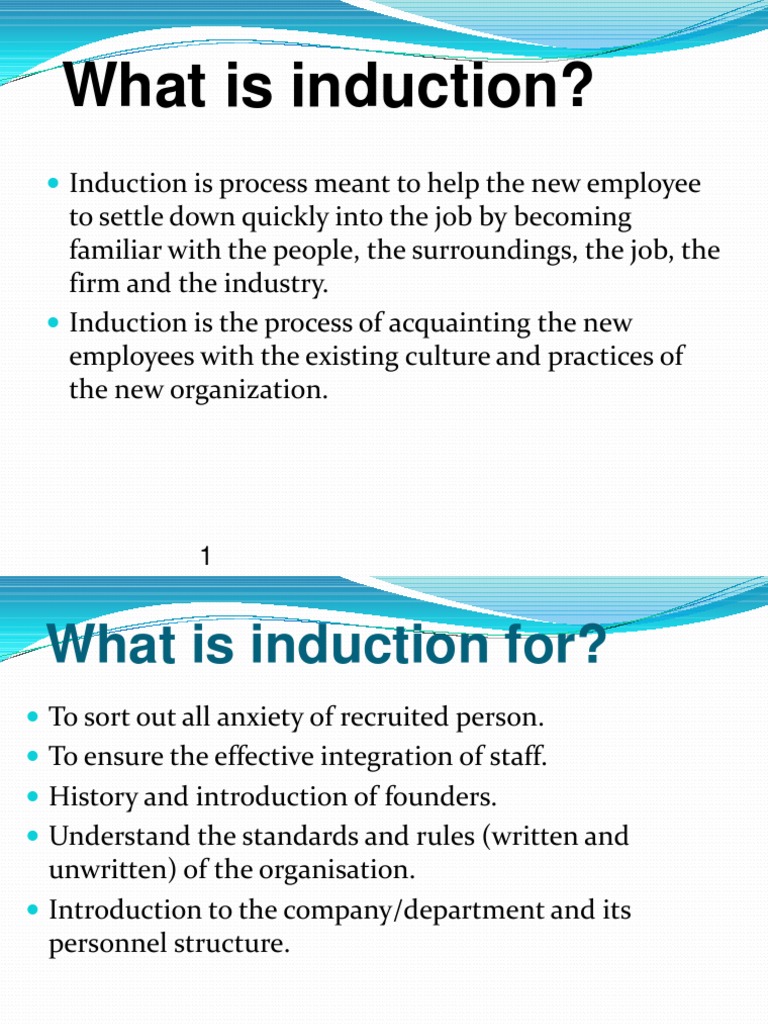 Induction | Employee Retention | Employment