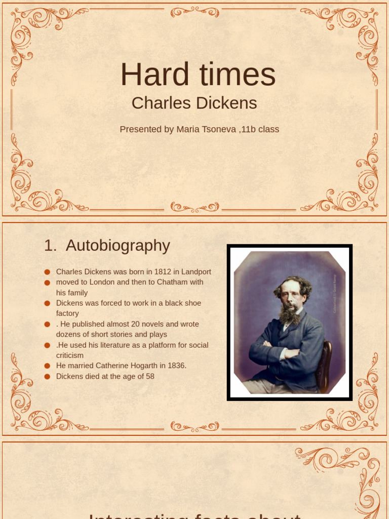Charles Dickens' "Hard Times" Overview | PDF