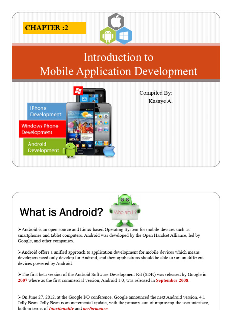 Chapter 2 Mobile Application Development | PDF | Cloud Computing | Software As A Service
