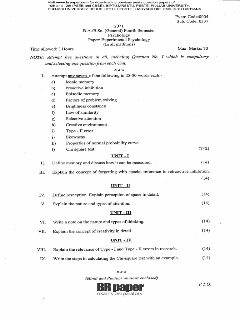 Psychology (4th) May2021 | PDF
