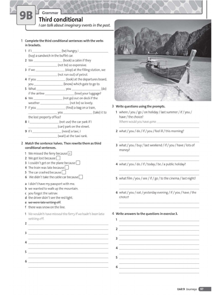 E-Learning Grammar Practice - Unit - 9B-9D - B1.2 | PDF