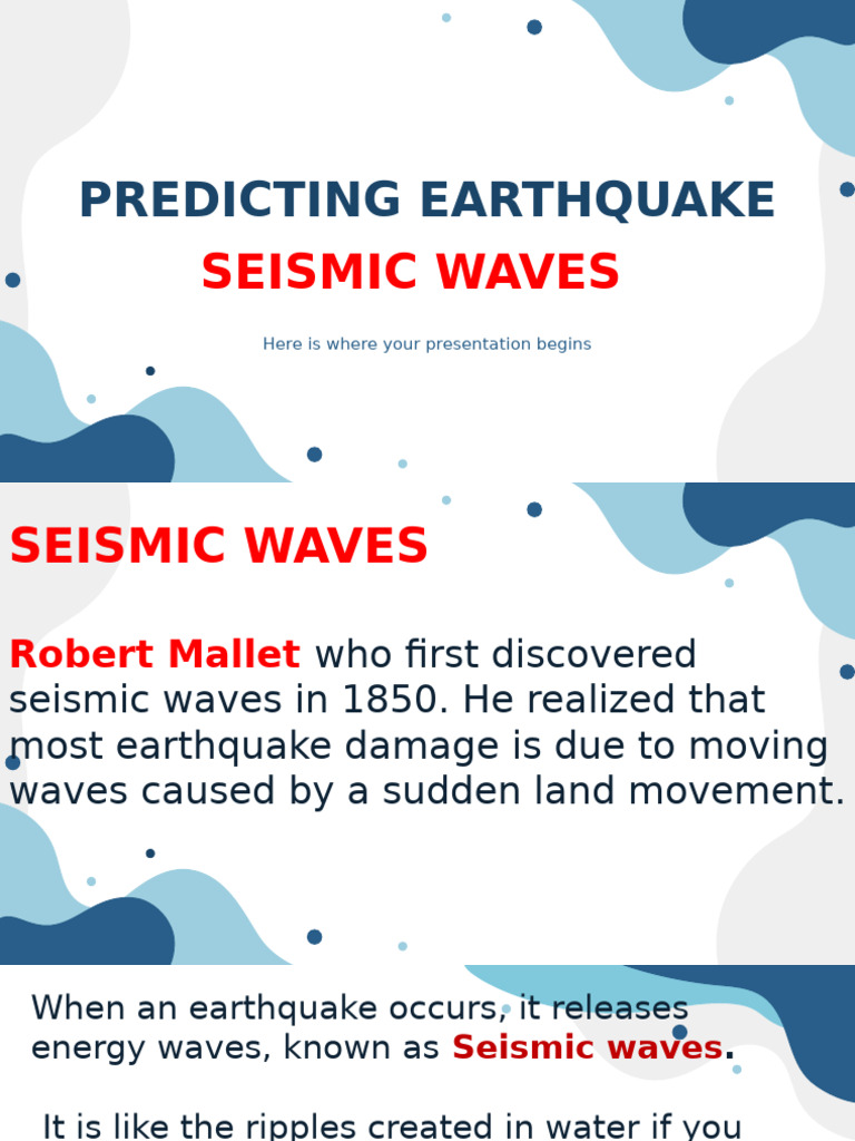 L4 - Seismic Waves Grade 7 | PDF | Seismology | Earthquakes