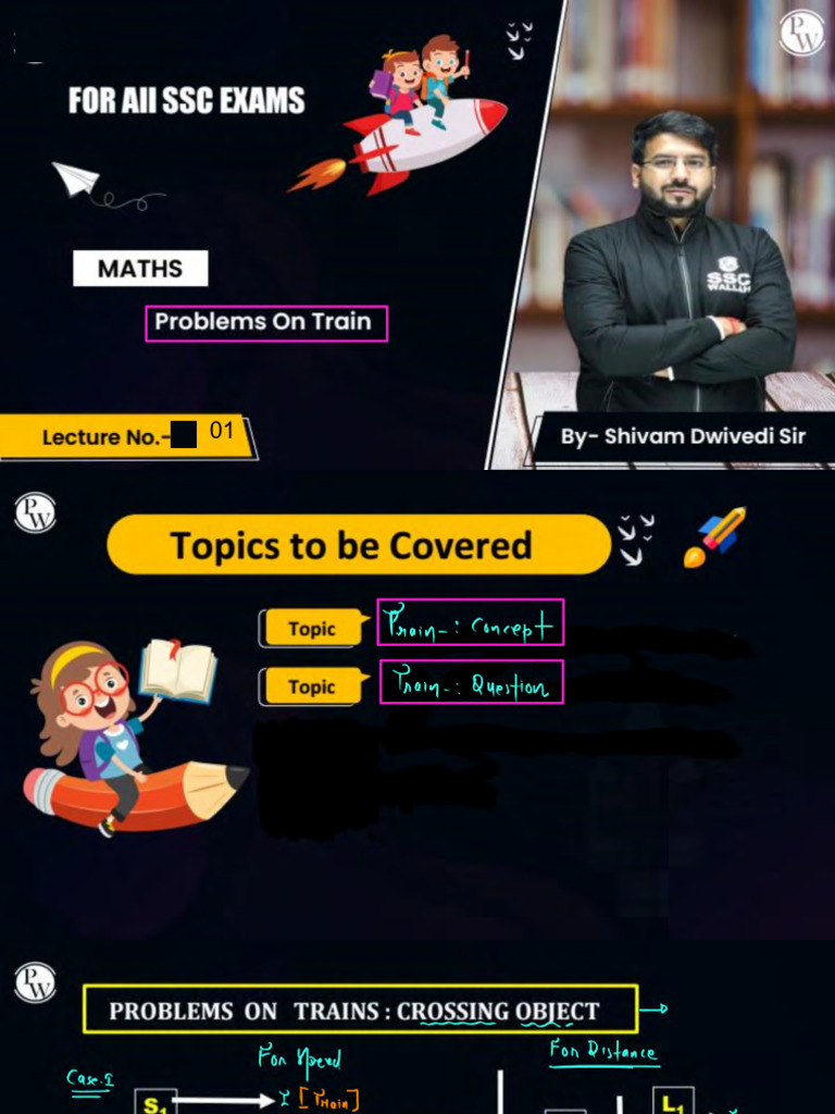 Problems On Train For SSC Exams | PDF