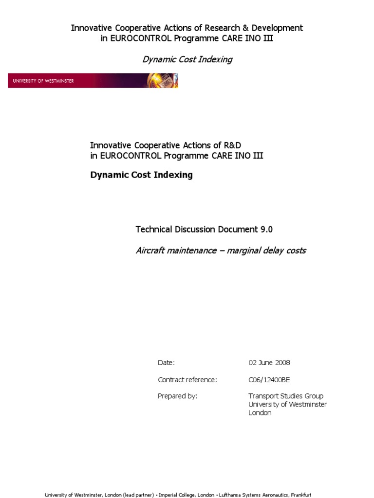 Aircraft Maintenance Cost Analysis | PDF | Airlines | Aviation